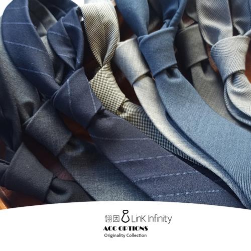Link In羊毛藏青中古6CM休閑領帶|領帶|ETMall東森購物網