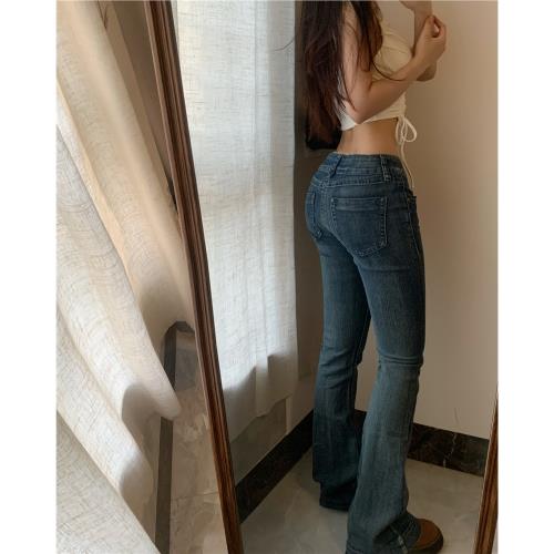 @正宗老美單* 顯腿長好米!! 低腰牛仔喇叭長褲y2k 夏|牛仔褲|ETMall東森購物網