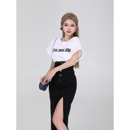 小P衣站寬松設計感chic短袖t恤|T恤|ETMall東森購物網