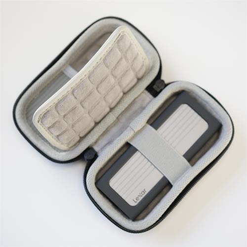 適用雷克沙Lexar E6/E10 M.2 SSD移動硬盤盒收納保護硬殼包袋套盒|數位收納整理包|ETMall東森購物網