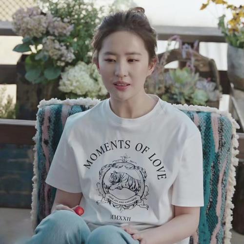 明星同款T恤女2023春季新款卡通短袖白色上衣|T恤|ETMall東森購物網