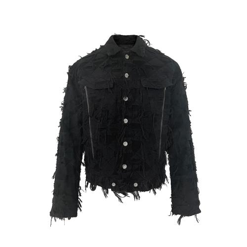 JCAESAR 23FW Mummified Jacket 木乃伊夾克外套小眾設計流蘇破壞|金秋購物節，全站最高39%回饋，消費滿額再抽999黃金|夾克|ETMall東森購物網