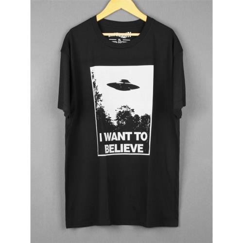 X檔案 T恤 X FILES I WANT TO BELIEVE 美劇 飛碟UFO純棉 T-Shirt|T恤|ETMall東森購物網
