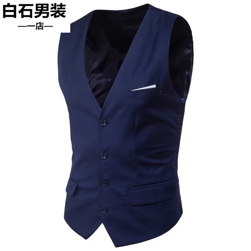 男士商務西裝馬甲男裝伴修身款四季時尚休閑馬夾正裝西服背心6XL|背心|ETMall東森購物網