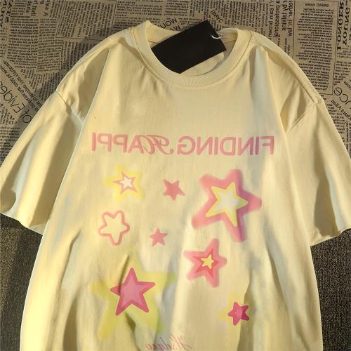 潮牌復古男女夏港風chic短袖T恤|T恤|ETMall東森購物網