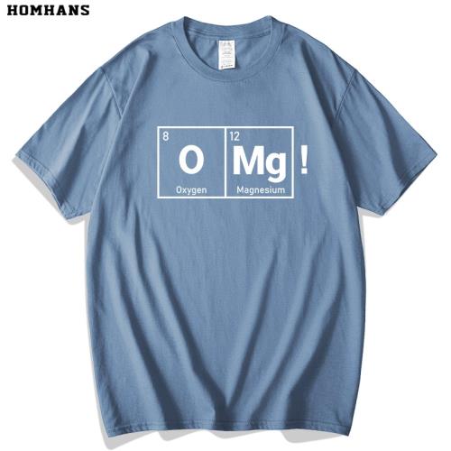 趣味化學元素周期表氧氣鎂OMg個性文化短袖t恤潮流男女寬松上衣夏|T恤|ETMall東森購物網