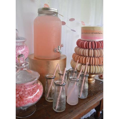 可樂桶帶龍頭梅森罐水果酵素桶雪碧桶甜品臺食品級玻璃果汁桶6L|玻璃杯|ETMall東森購物網