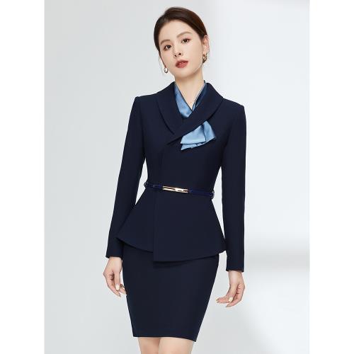 職業西裝套裝女ol面試正裝酒店前臺經理售樓部客服禮儀接待工作服|職業女裙套裝|ETMall東森購物網