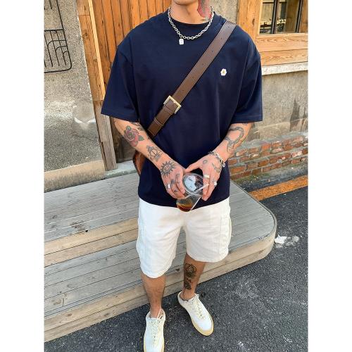 OXFREAK 「32支純棉雙紗 小雛菊刺繡」280G重磅小領口短袖T恤男潮|T恤|ETMall東森購物網