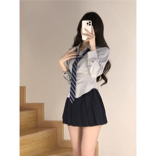 jk車厘子原創禁忌女孩長袖襯衫|襯衫|ETMall東森購物網