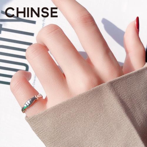 尾戒S925銀韓簡約小巧戒指女小清新文藝小魚手指環小拇指時尚個性|戒指/指環|ETMall東森購物網