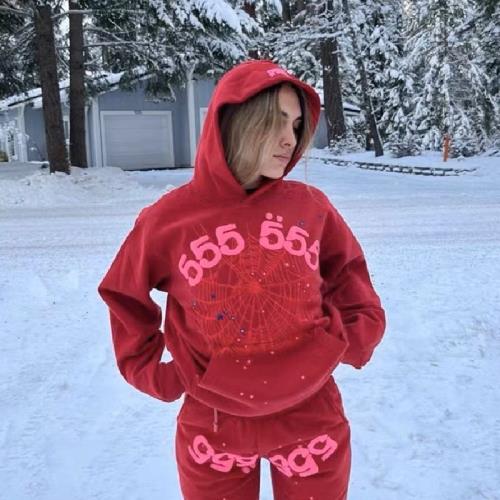 Sp5der Worldwide Red Angel Number 555 Hoodie Pants長褲衛衣|上衣|ETMall東森購物網