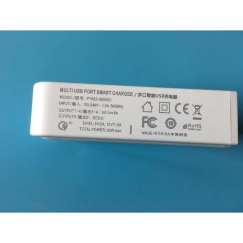 品牌多口usb快速充電器 60w qc3.0 fcp afc快充協議|智慧型手機充電器|ETMall東森購物網