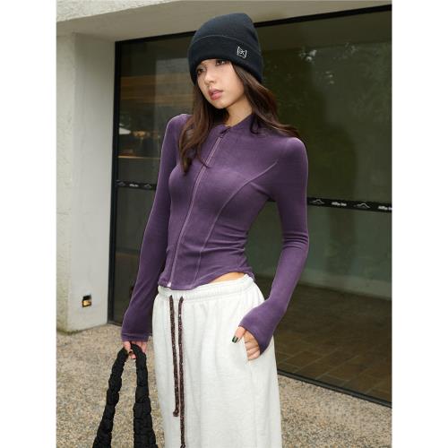 LEIYU德絨設計感長袖打底衫女冬2023新款歐美ins緊身內搭保暖上衣|針織衫/毛衣|ETMall東森購物網