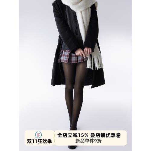 抵達一樓黑絲光腿神器加絨秋冬厚黑透膚打底褲假透肉Jk連褲襪保暖|褲襪/打底襪|ETMall東森購物網