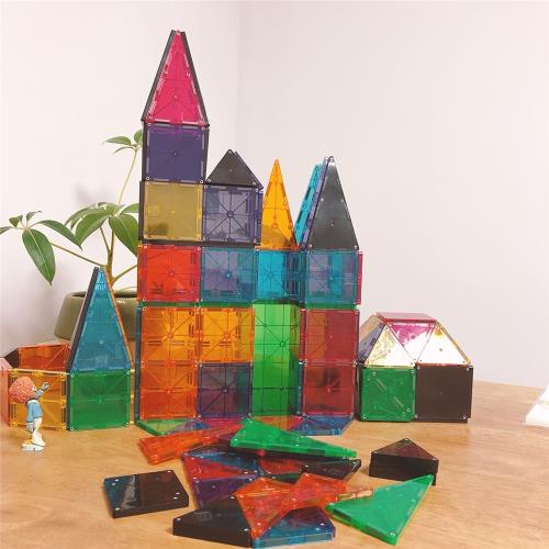 出口120美金透明磁力片益智玩具男孩女孩兒童圣誕禮物|其它玩具|ETMall東森購物網