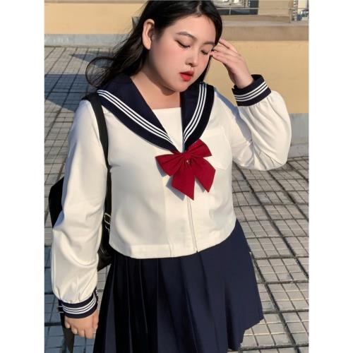 jk阿車家胖mm正統學院風水手服|大尺碼連身裙|ETMall東森購物網