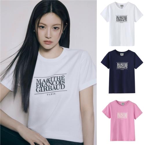 基礎款 韓國小眾 marithe 高允真jennie同款女正肩短袖休閑T恤|T恤|ETMall東森購物網