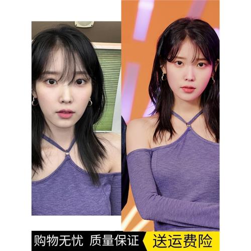 IU李知恩同款春秋2023掛脖長袖卷邊性感修身心機露背露脖連衣裙女|洋裝|ETMall東森購物網