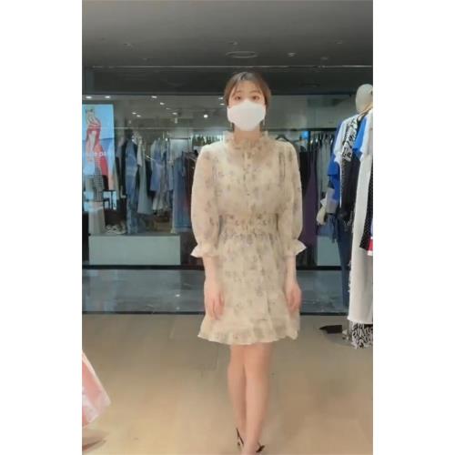 連衣裙2020溫柔氣質荷葉邊修身短裙女MFPRO01239|洋裝|ETMall東森購物網