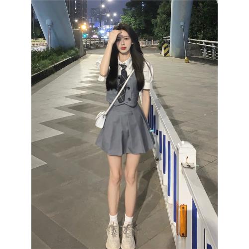 學院風套裝夏季辣妹高級感JK制服|洋裝|ETMall東森購物網