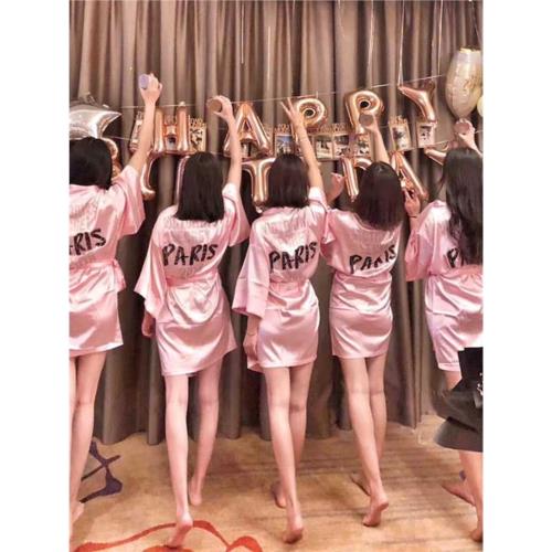 2024酒吧性感閨蜜派對VS夜店走秀袍春秋睡裙劉雯奚夢瑤同款睡袍|睡裙|ETMall東森購物網