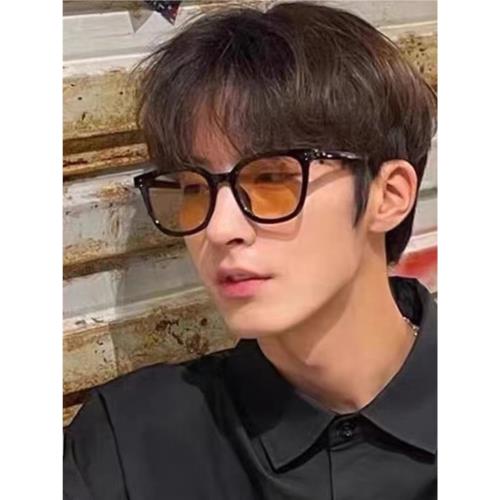 23新款gm茶色墨鏡女 男女同款防紫外線太陽鏡時尚偏光鏡高級感ins|眼鏡|ETMall東森購物網