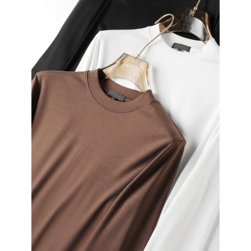 春秋BI入單品 柔軟舒適莫代爾棉打底衫純色基礎款男士圓領長袖T恤|T恤|ETMall東森購物網