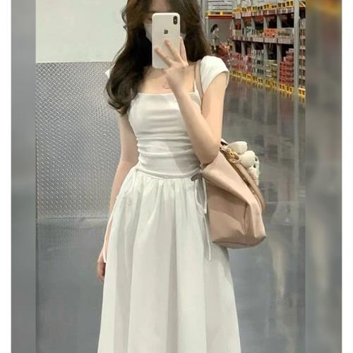 然然高個子女裝超長款無袖連衣裙到腳踝175氣質收腰顯瘦落地長裙|洋裝|ETMall東森購物網