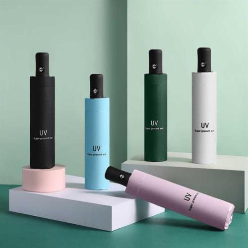 新款時尚全UV雛菊黑膠全自動傘 三折折疊商務自動傘自開收雨傘|傘|ETMall東森購物網