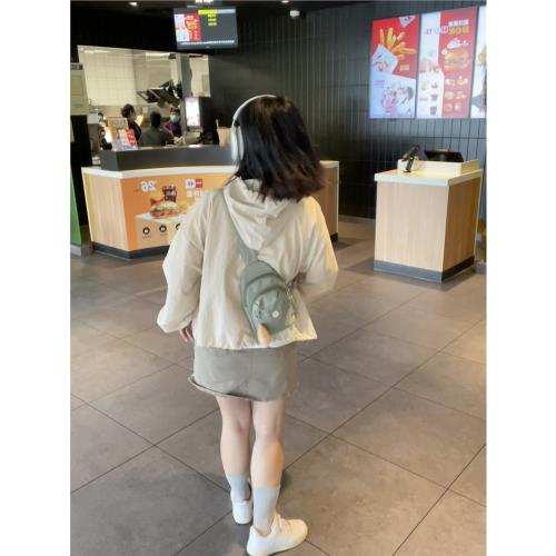 IAC自制 mini胸包手機包騎行包健身通勤旅行輕便尼龍布單肩護照包|金秋購物節，全站最高39%回饋，消費滿額再抽999黃金|通用款女包 ...