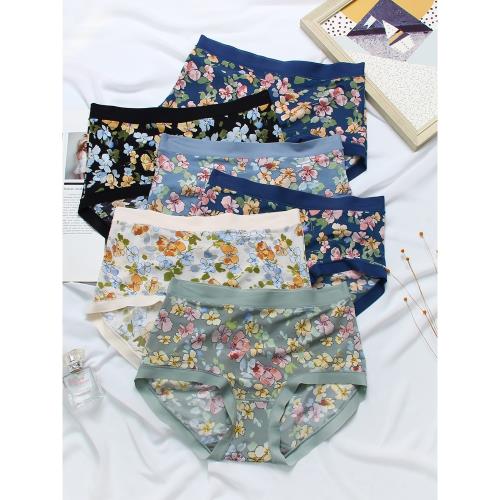 彩田內褲女中高腰無痕冰絲褲衩石墨烯抗菌新款2020爆款褲頭旗艦店|平角褲|ETMall東森購物網