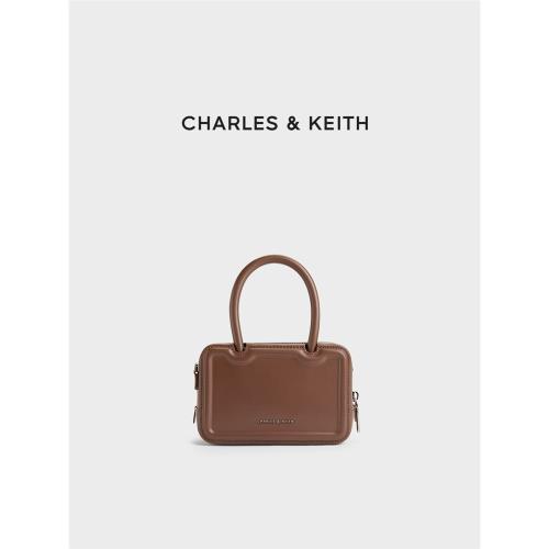 [春季穿搭]CHARLES&KEITH新品CK2-30782297純色手提復古餅干包|小方包|ETMall東森購物網