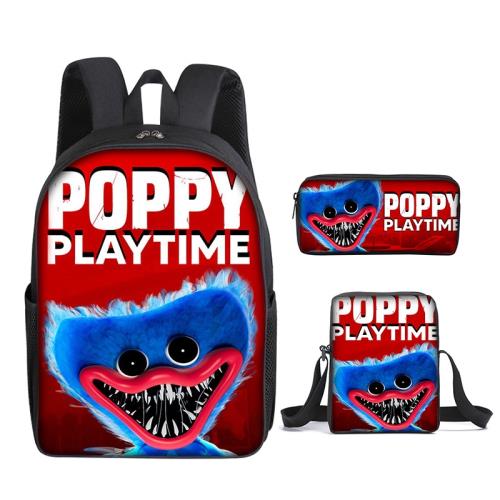 2023新款Poppy Playtime書包三件套多尺寸背包韓版學生書包速賣通|雙肩背包|ETMall東森購物網