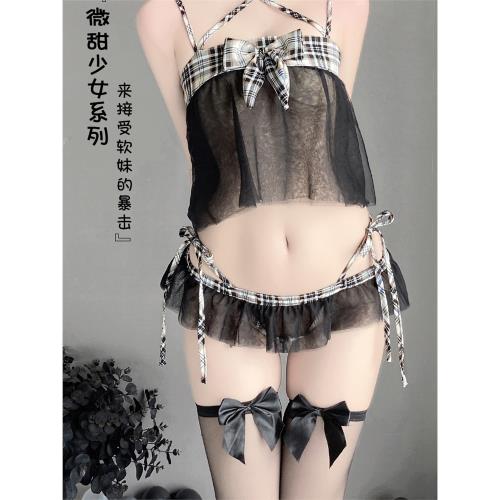 JK Gill格紋女仆網紗扮演睡衣|睡裙|ETMall東森購物網