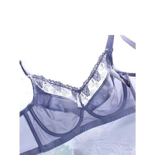 200斤輕薄網紗帶鋼圈胖mm文胸|胸罩|ETMall東森購物網