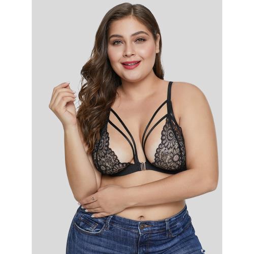 Summer new sexy lace black floral women's push up bra睡衣|睡衣/家居服套裝|ETMall東森購物網