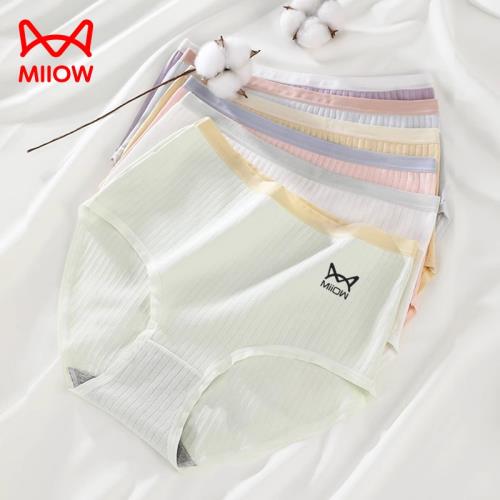 貓人高腰純棉性感胖mm女士內褲|女三角褲|ETMall東森購物網
