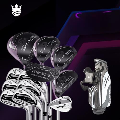 Superkit高爾夫兒童球桿golf男女孩子初學碳素套桿比賽職業款全套|高爾夫球桿|ETMall東森購物網