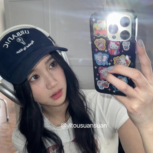 蘋果ins風kt貓全包邊光面手機殼|手機保護套/殼|ETMall東森購物網