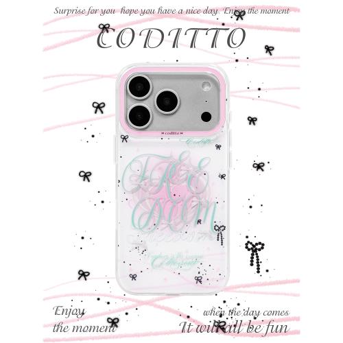 coditto薄荷花園雙層印花適用iPhone16promax手機殼ins風少女15promax新款蘋果16pro創意13promax小眾 ...