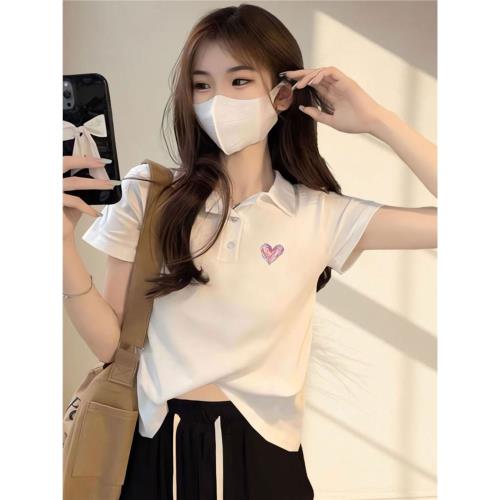 正肩短袖修身小個子常規款polo衫|POLO衫|ETMall東森購物網