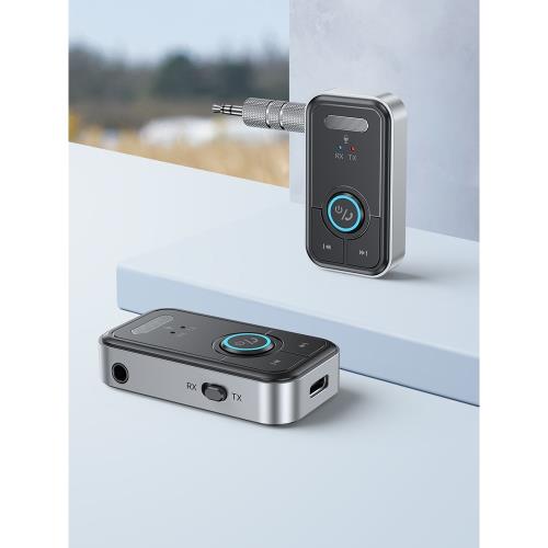 汽車無線藍牙接收器5.3免提無線車載接收器aux 3.5mm 車載藍牙MP3|藍牙耳機|ETMall東森購物網