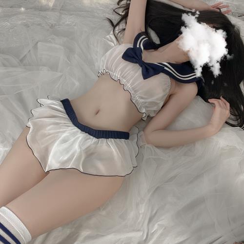 jk少女性感透視火辣誘惑水手服|睡裙|ETMall東森購物網