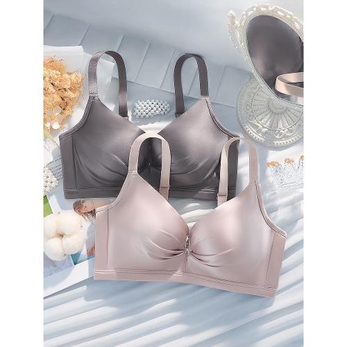 加厚4cm內衣女小胸聚攏無鋼圈平胸專用顯大不空杯光面無痕文胸罩|胸罩|ETMall東森購物網