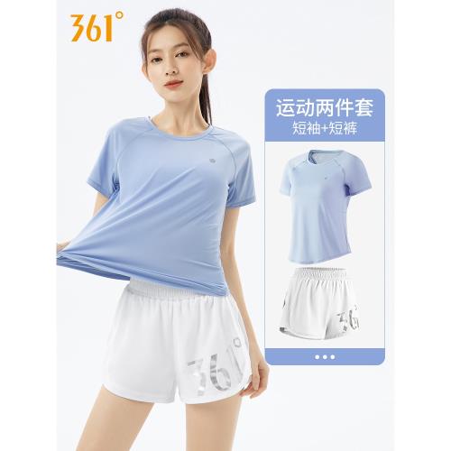 361運動套裝女夏季薄款透氣休閑晨跑步健身服普拉提瑜伽服套裝女|金秋購物節，全站最高39%回饋，消費滿額再抽999黃金|瑜珈服飾|ETMall東森購物網