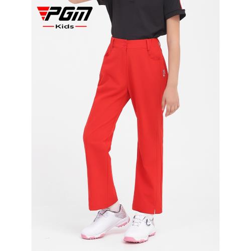 PGM 新品女童高爾夫服裝春夏季運動長褲速干透氣喇叭褲闊腿褲|高爾夫服裝|ETMall東森購物網