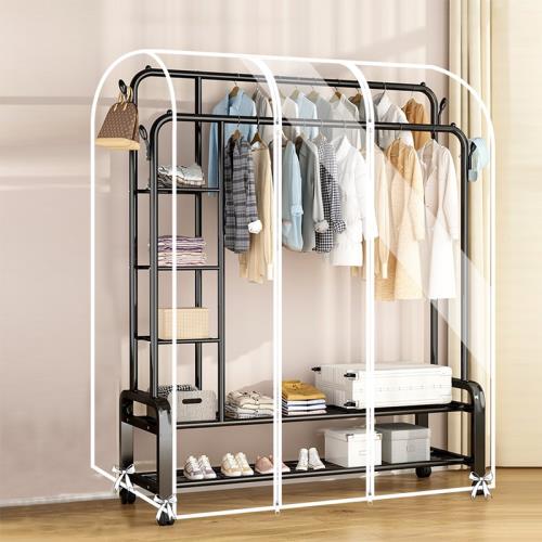 落地衣架防塵罩晾衣服家用透明帶掛式大衣罩子套臥室遮衣物防塵袋|大衣/西服罩|ETMall東森購物網