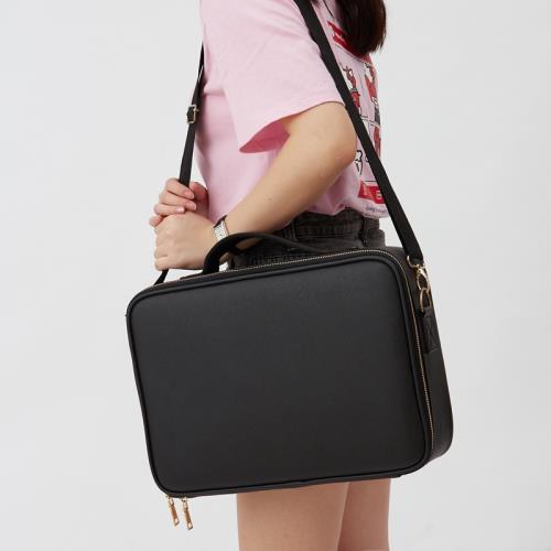 2023小號INS防水PU皮便攜多功能化妝品手提純色跟妝多功能收納包|收納包|ETMall東森購物網