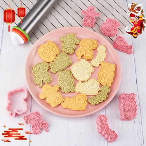 新年3d立體家用糖霜餅干模具|烘培DIY器|ETMall東森購物網